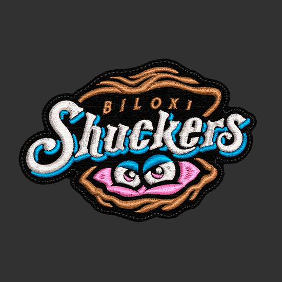 Parche Bord. Biloxi Shuckers - Kamisetas.com